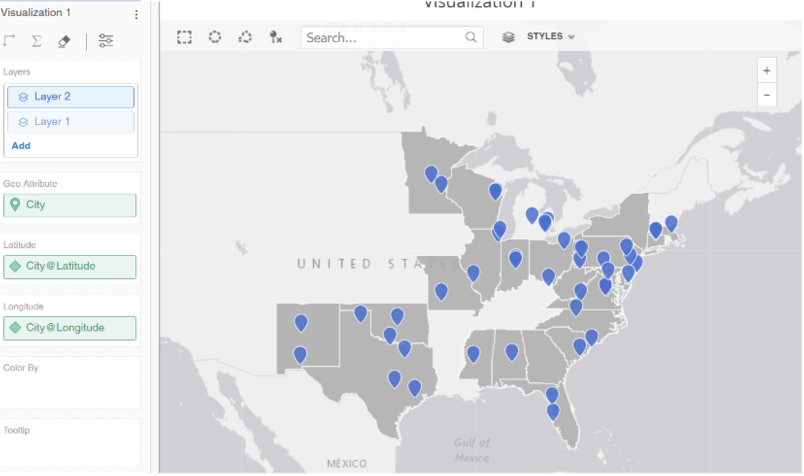 KB485401: Configuring ESRI Map in MicroStrategy