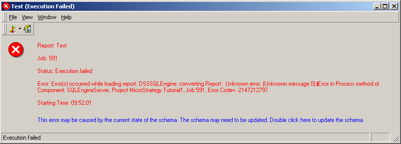 Kb15399 ‘errors Occurred While Loading Report Dsssqlengine Converting Report Unknown Error 