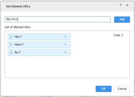 KB441770: The input URL 'file://xxx/yyy.xlsx' does not met the criteria ...
