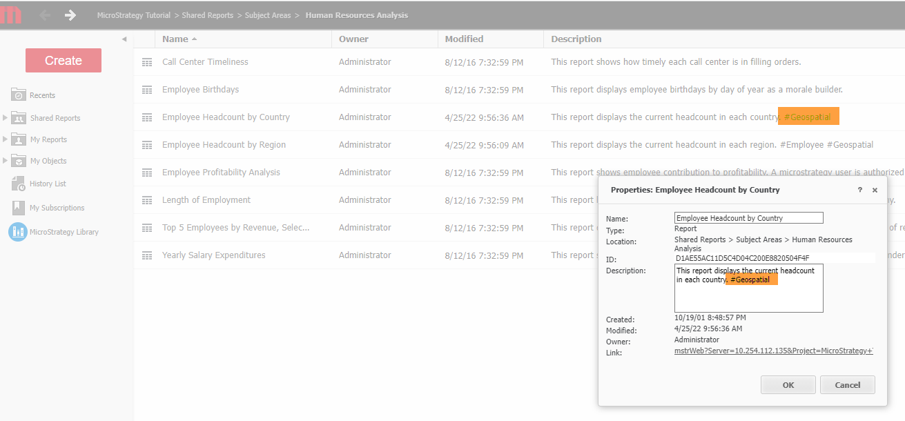 Implementing tagging (#tags) feature in MicroStrategy with REST API and Hyper Cards