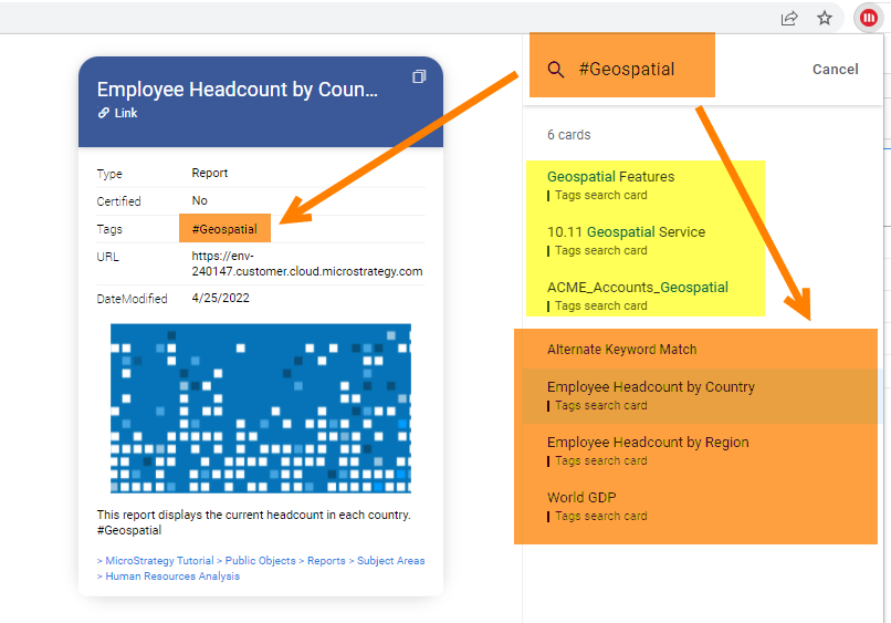 Implementing tagging (#tags) feature in MicroStrategy with REST API and Hyper Cards