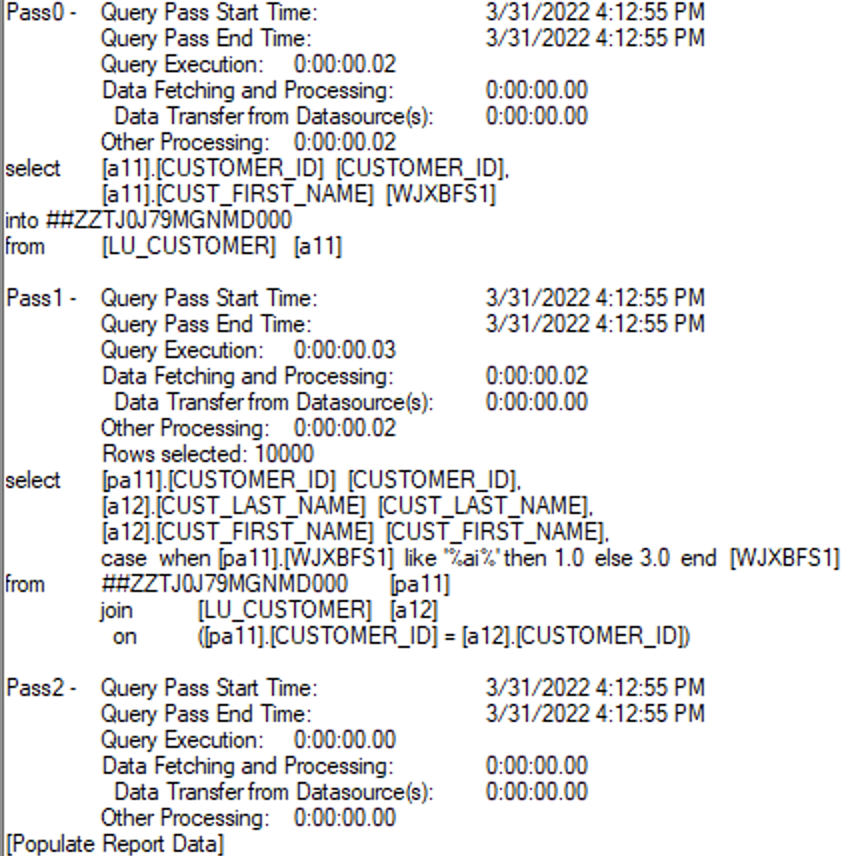 Report With Metric Using A Case Function And A Like Operator Fail After Upgrading To