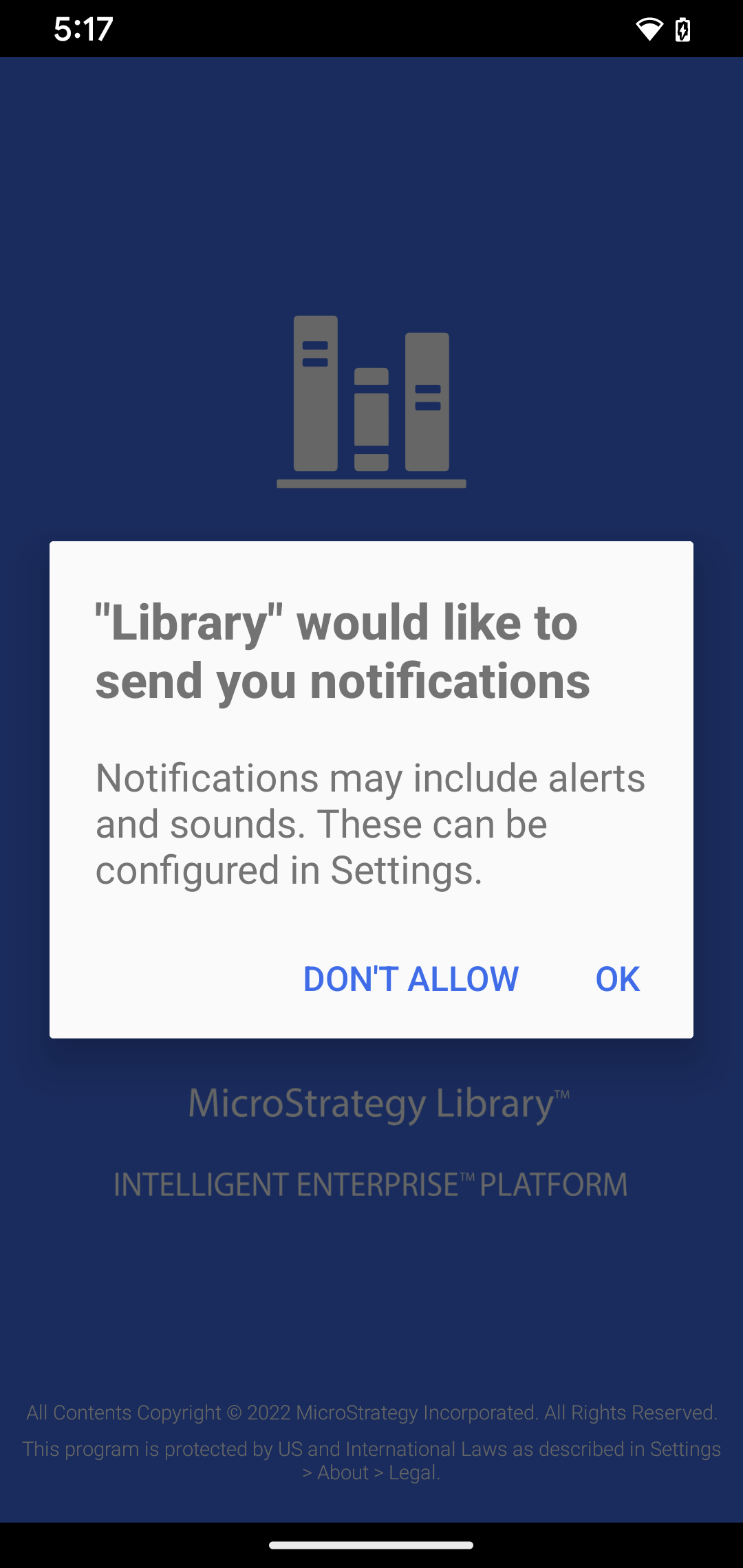 KB485611: Android system Notification permission dialog displays on ...