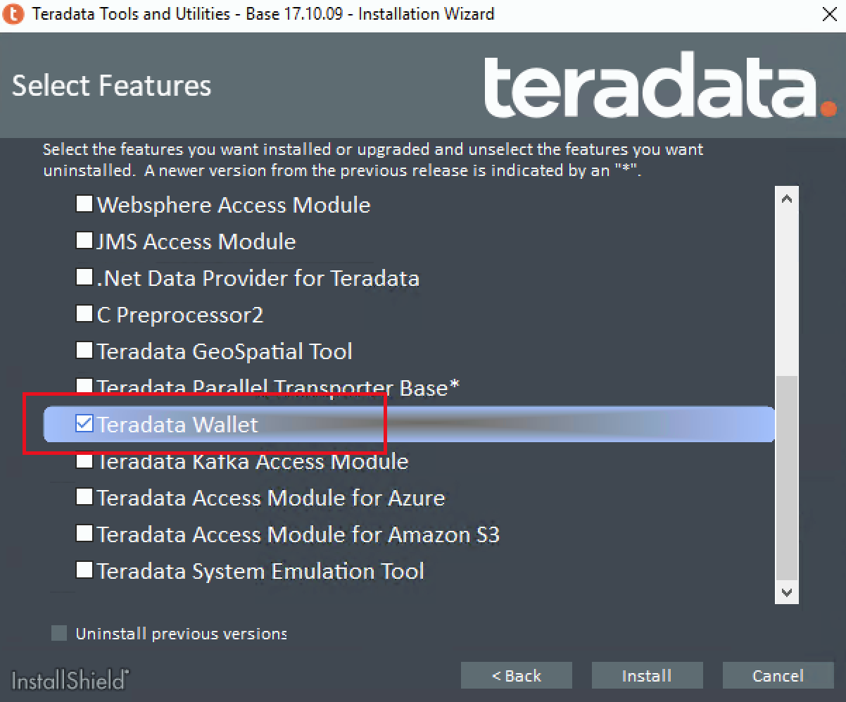 KB485560: How to use Teradata Wallet in MicroStrategy Web, Developer, and Data Source Management