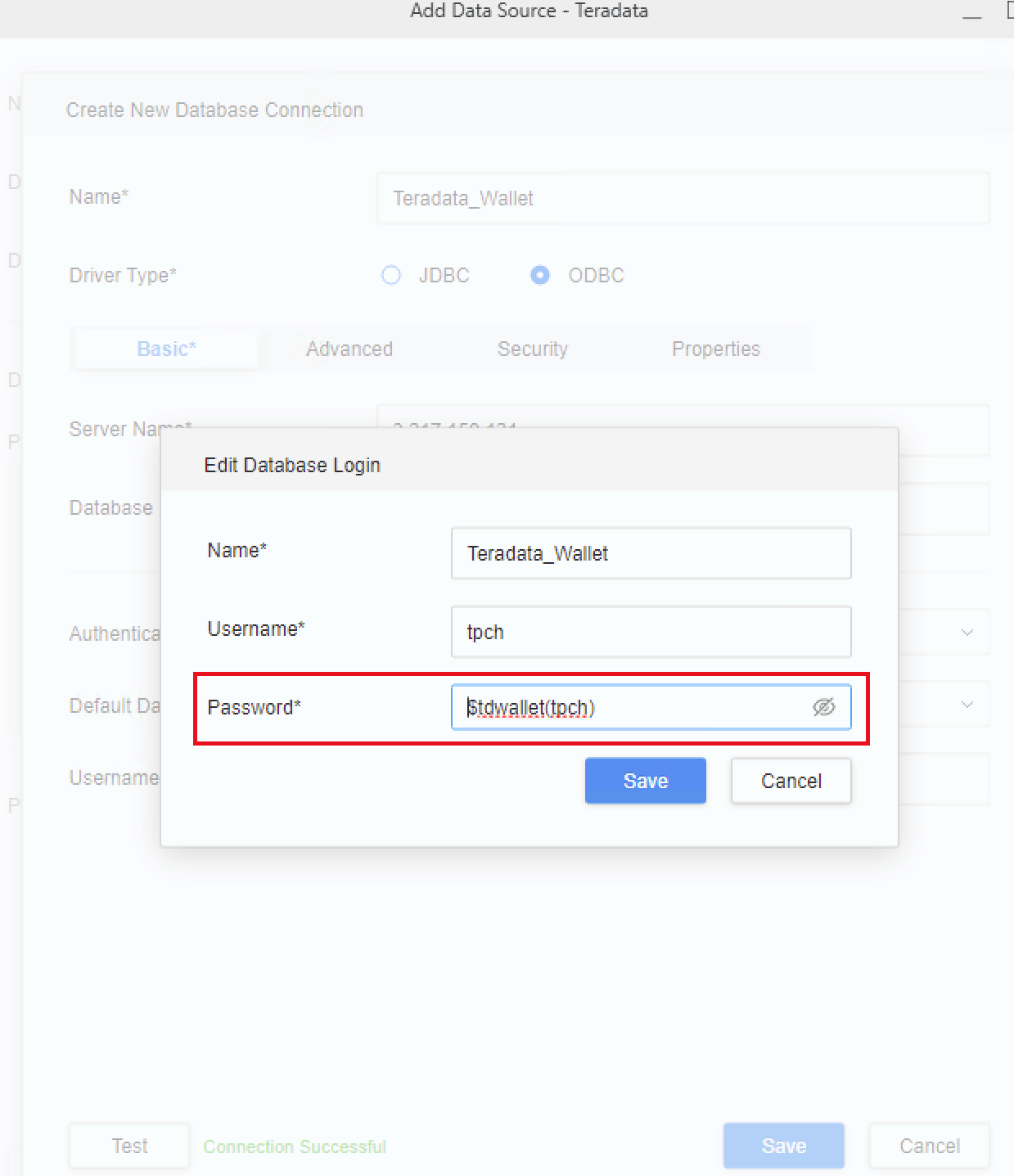 KB485560: How to use Teradata Wallet in MicroStrategy Web, Developer, and Data Source Management