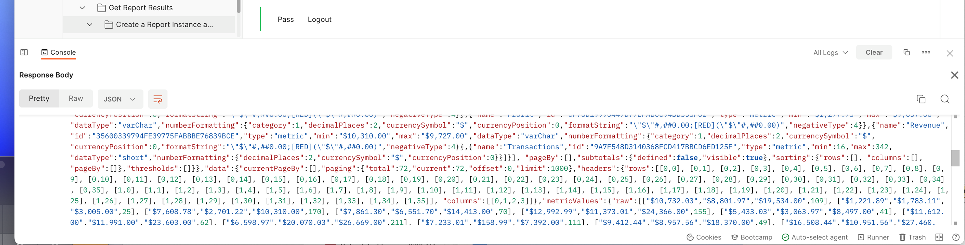 KB485553: Use the MicroStrategy REST API and Postman to Get Report Results