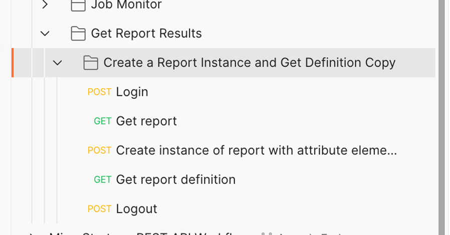 KB485553: Use the MicroStrategy REST API and Postman to Get Report Results