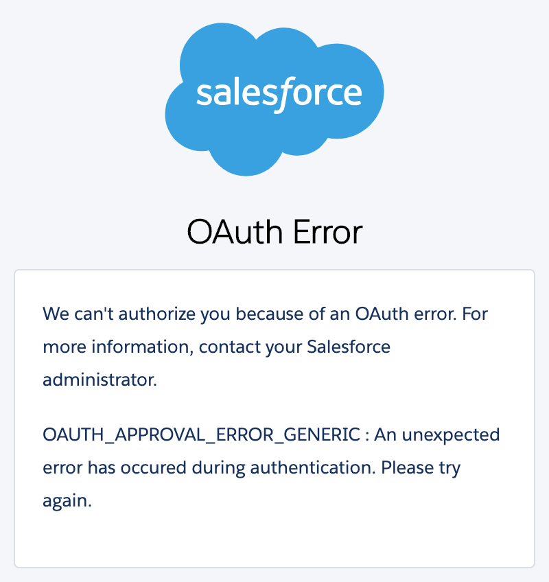 KB485171: Troubleshoot common issues in the Salesforce connector