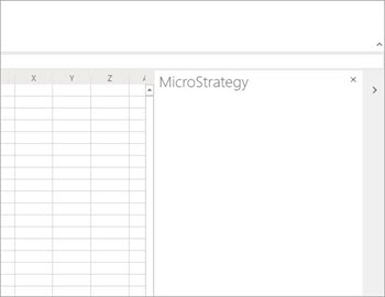 KB484036: After logging into MicroStrategy for Office add-in, the ...
