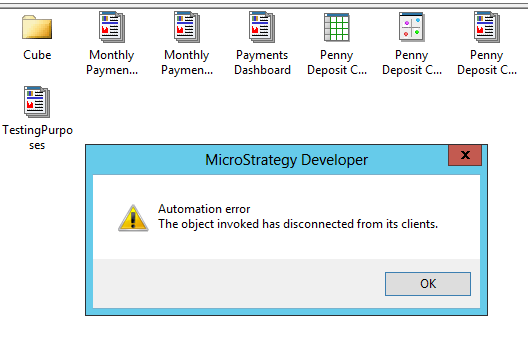 KB483950: Error "MicroStrategy 2019 has stopped working: windows can ...