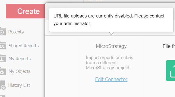 KB485672: MicroStrategy Community Connector is greyed out, unclickable ...