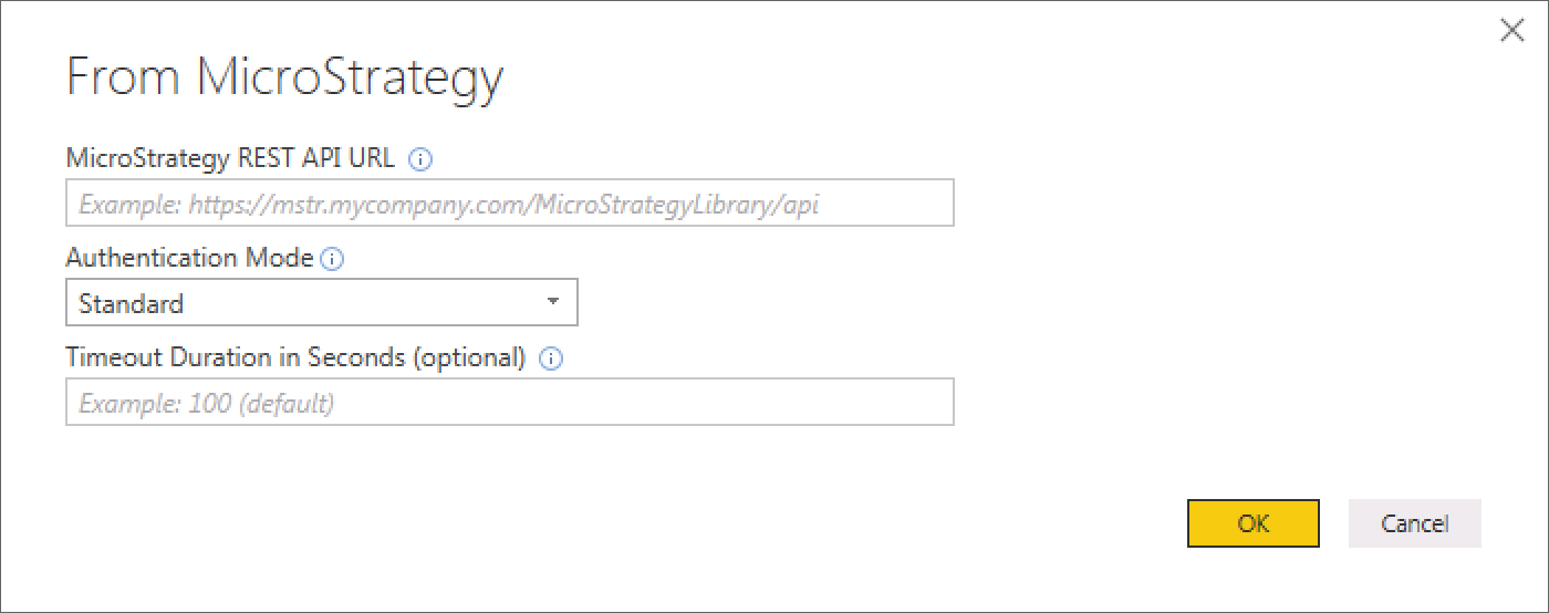 MicroStrategy Dataset Connector for Power BI