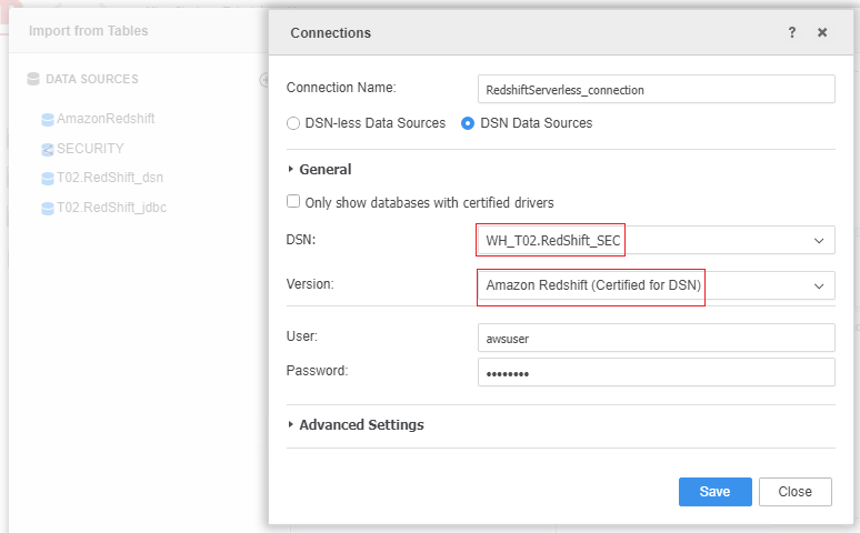 KB485676: Redshift Serverless service is fully supported in MSTR
