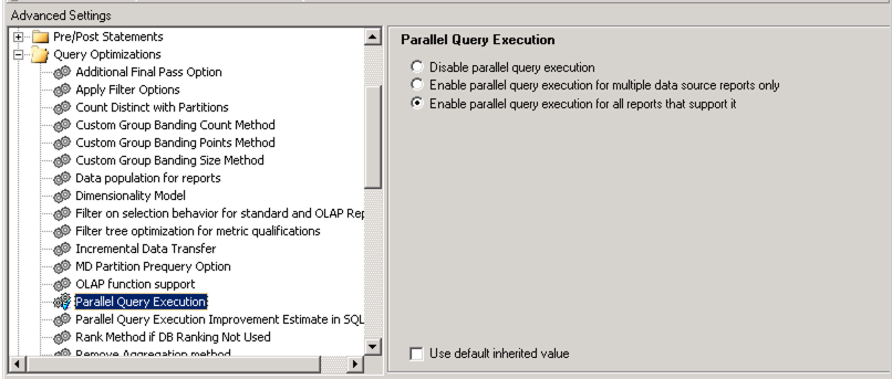 KB483662: Report Execution Fails When Parallel Query Execution Is Enabled With Certain ...