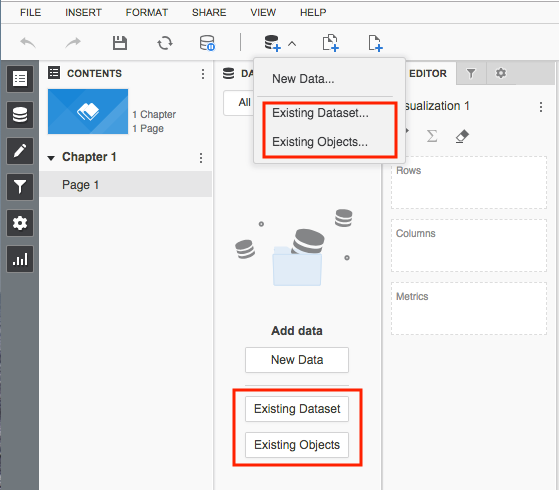Kb442046 How To Hide The Existing Dataset And Existing Objects In Dossier Using