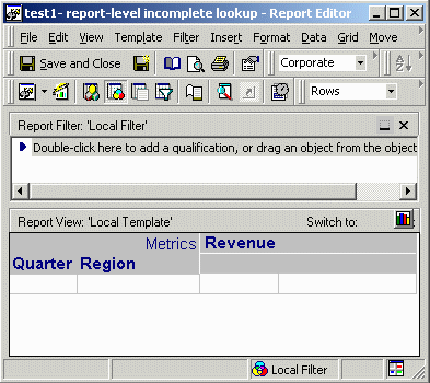 KB17514: Using the 'Preserve all final pass result elements' VLDB property at attribute level in ...