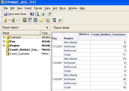 KB35923: In MicroStrategy 10.x, how to create a report that will ...