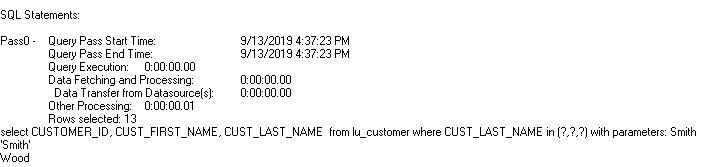 KB483609: FreeForm SQL that contains text Prompt: Parameterized vs non-Parameterized