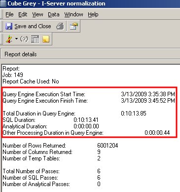 KB30699: How to measure the Intelligent Cube performance parameters for ...