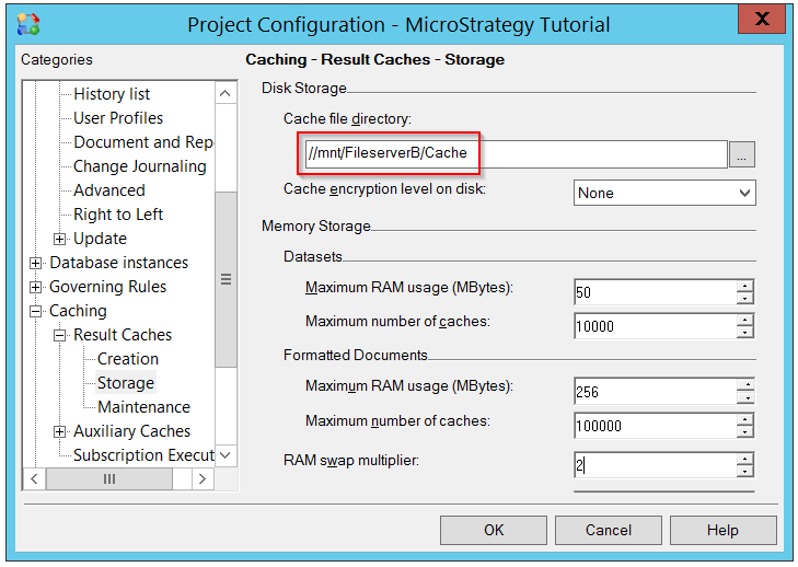 KB441125: How to configure Cache, Cube, Inbox, and Session Recovery ...