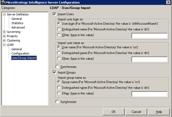 KB18506: Importing and linking users using LDAP integration with the MicroStrategy 2021 ...
