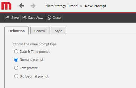 KB15734: How to pass a value prompt answer using the URL API in Microstrategy Web