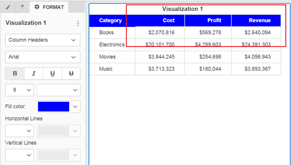 KB441126: The grid lines of metric header cannot be removed in ...