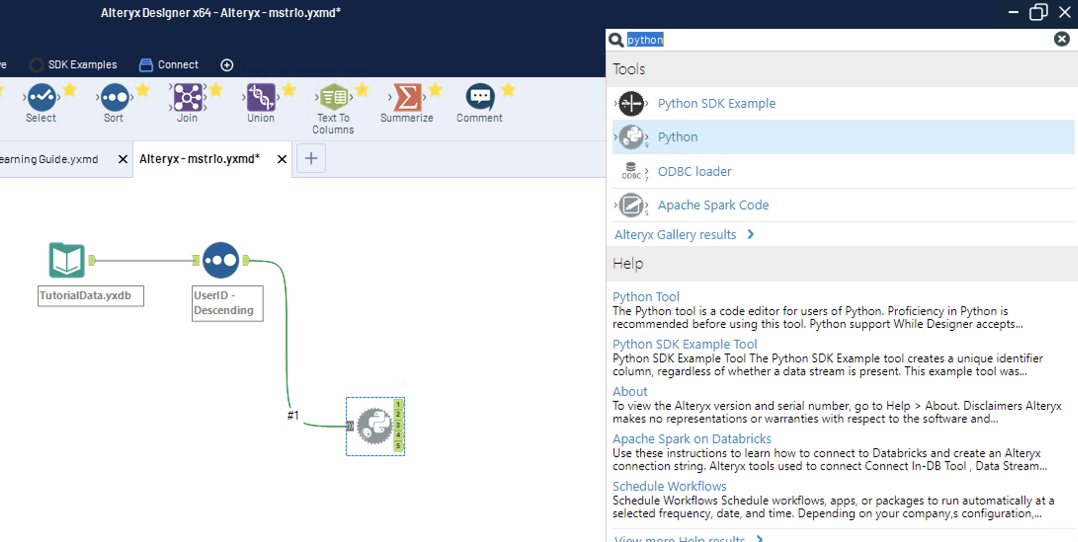 Alteryx Connector