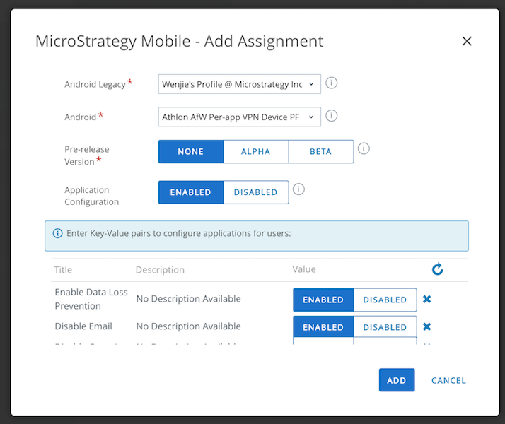 EMM | Android | How to leverage AppConfig on MicroStrategy Mobile app and MicroStrategy Library app