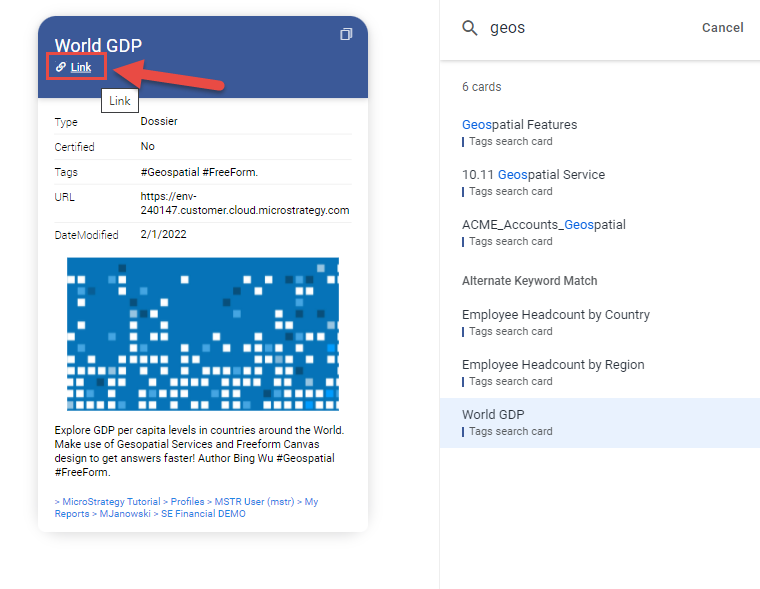 Implementing tagging (#tags) feature in MicroStrategy with REST API and Hyper Cards
