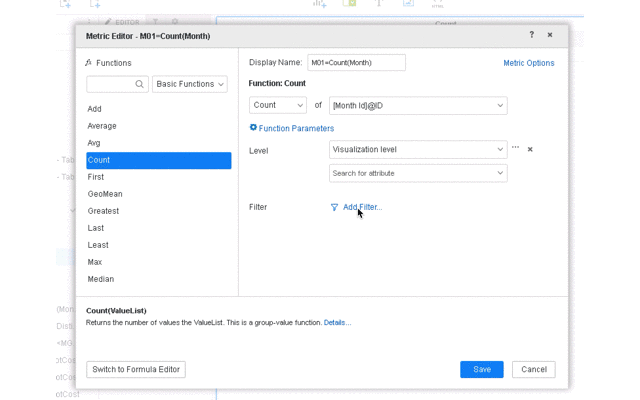 KB483186: Count metric is incorrectly calculated when it uses a ...
