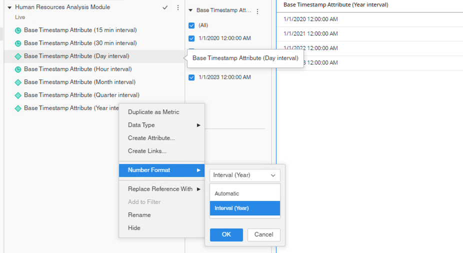 KB485835: How to Customize formatting for Smart Attributes in a Dossier