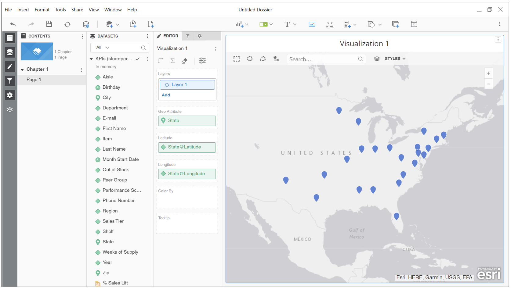 KB485401: Configuring ESRI Map in MicroStrategy