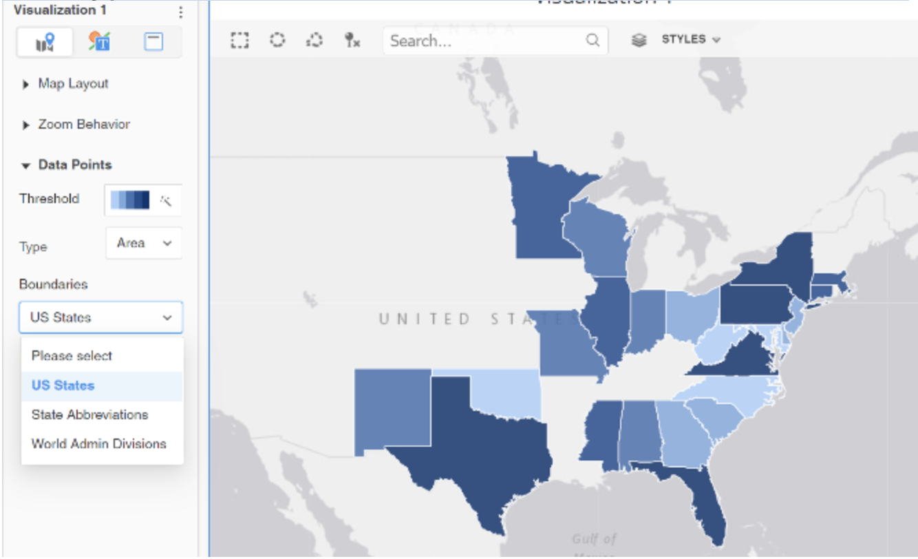 KB485401: Configuring ESRI Map in MicroStrategy